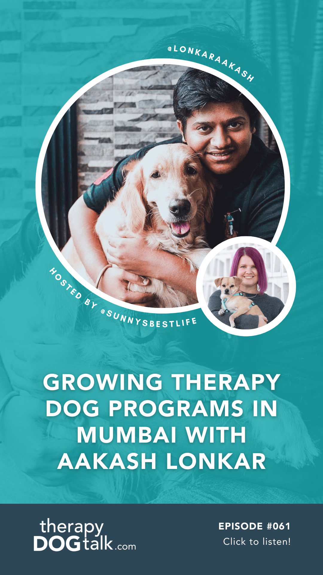#061: Growing Therapy Dog Programs in Mumbai with Aakash | Sherrie Rohde