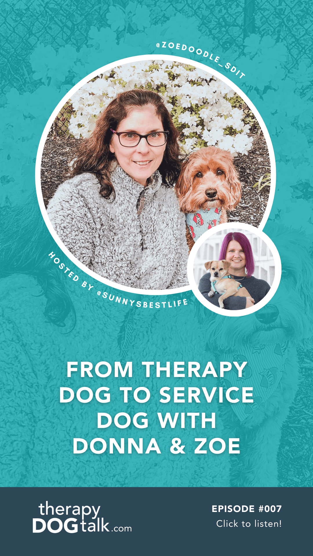 #007: From Therapy Dog to Service Dog with Donna and Zoe | Sherrie Rohde